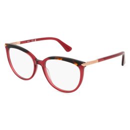Guess GU2881 Brille Unisex | Fassung: Vollrand, Cat Eye, Bordeaux