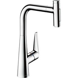 Hansgrohe Talis K&uuml;chenarmatur 72823000 chrom, Ausziehbrause, 2jet