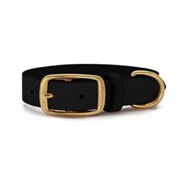 THE DOG IDEA Leder Halsband Schwarz S