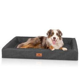 Knuffelwuff orthop&auml;disches Hundebett Austin aus Kunstleder