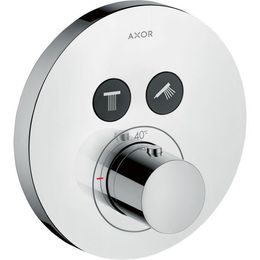 Hansgrohe Axor ShowerSelect Round Thermostat 36723000 Thermostat, 2 Verbraucher, chrom
