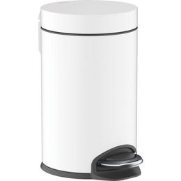 Hansgrohe AddStoris Treteimer 41775700 Fassungsverm&ouml;gen 3 l, freistehend, mattwei&szlig;
