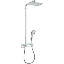 Hansgrohe Raindance Select Showerpipe 27288000 E360, chrom, mit Brausearm 380 mm und Tablet