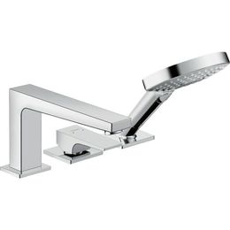 Hansgrohe Metropol 3-Loch Wannenarmatur 32550000 chrom, mit Zungengriff