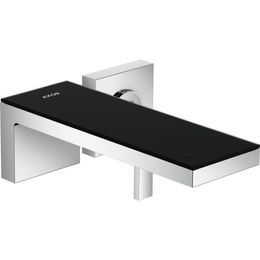 Hansgrohe Axor MyEdition Fertigmontageset 47060600 Ausladung 221 mm, UP-Waschtischarmatur, chrom/Schwarzglas
