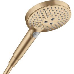 Hansgrohe Raindance Select S Handbrause 26531140 9 l/min, DN 15, 3jet, Brausekopf &Oslash; 125 mm, brushed bronze