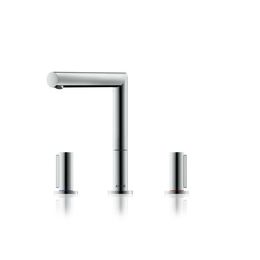 Hansgrohe Axor Uno 3-Loch Waschtischarmatur 45133000 chrom, mit Zerogriff, mit Ablaufgarnitur