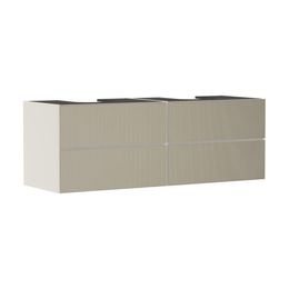 Hansgrohe Xevolos E Waschtischunterschrank 54200390 1570x555x550mm, 4 Schubladen, sandbeige matt, bronze Struktur