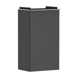 Hansgrohe Xelu Q Waschtischunterschrank 54016000 340x605x245mm, f&uuml;r Handwaschbecken, rechts, diamantgrau matt, chrom