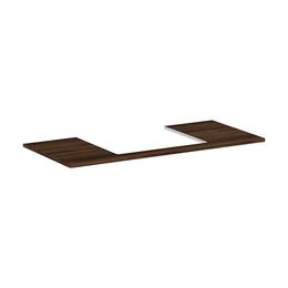 Hansgrohe Xelu Q Konsole 54111630 1180 x 550 mm, Ausschnitt 600 x 480 mm, Nussbaum dunkel