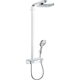 Hansgrohe Raindance Select Showerpipe 27126000 E 300 2jet, chrom, mit ShowerTablet