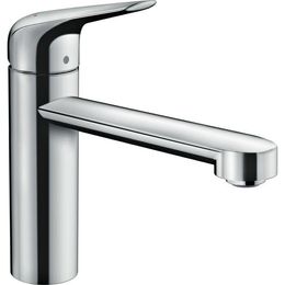 Hansgrohe Focus M42 K&uuml;chenarmatur 120 1jet 71805000 schwenkbarer Auslauf 360&deg;, chrom