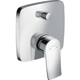 Hansgrohe Metris Wannen Armatur 31451000 Unterputz Armatur, mit Sicherungskombination,chrom