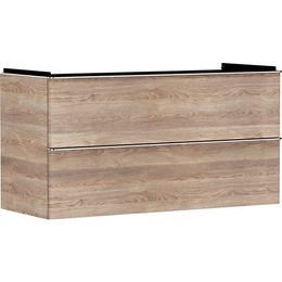 Hansgrohe Xelu Q Waschtischunterschrank 54037000 1180x605x475mm, 2 Schubladen, Eiche Natur, chrom