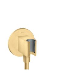 Hansgrohe Axor Portereinheit 36733250 rund, mit R&uuml;ckflussverhinderer, integrierte Haltefunktion, brushed gold optic