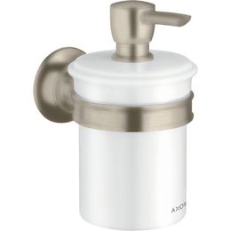 Hansgrohe Lotionspender Axor Montreux 42019820 Keramik, Halter Metall, brushed nickel