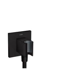 Hansgrohe Axor Portereinheit 36734670 eckig, mit R&uuml;ckflussverhinderer, integrierte Haltefunktion, mattschwarz
