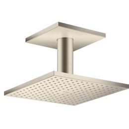 Hansgrohe Axor Kopfbrause 35308820 mit Deckenanschluss, brushed nickel
