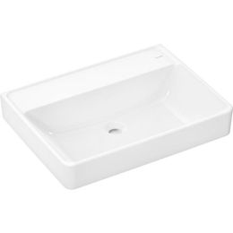 Hansgrohe Xanuia Q Waschtisch 60247450 650x480mm, ohne Hahnloch/&Uuml;berlauf, wei&szlig;
