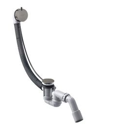 Hansgrohe Flexaplus Komplettset 58316330 Ab- und &Uuml;berlaufgarnitur, polished black chrome