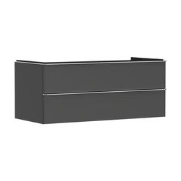 Hansgrohe Xelu Q Waschtischunterschrank 54083000 1180x485x550mm, 2 Schubk&auml;sten, diamantgrau matt, chrom