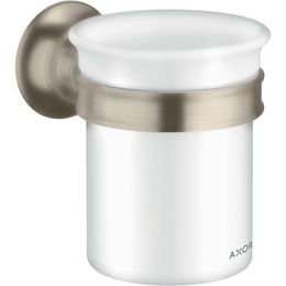 Hansgrohe Zahnbecher Axor Montreux 42134820 Keramik, Halter Metall, brushed nickel