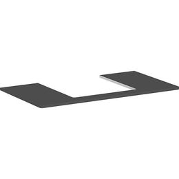Hansgrohe Xelu Q Konsole 54095910 980 x 550 mm, Ausschnitt 500 x 480 mm, diamantgrau matt