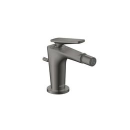 Hansgrohe AXOR Citterio C Bidetmischer 49210330 mit Zugstangen Ablaufgarnitur, Polished Black Chrome