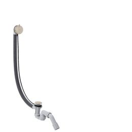 Hansgrohe Flexaplus Komplettset 58318820 Ab- und &Uuml;berlaufgarnitur, brushed nickel