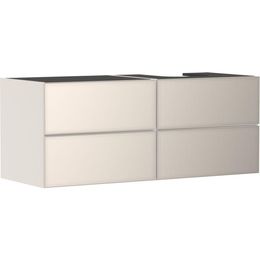 Hansgrohe Xevolos E Waschtischunterschrank 54240790 1370x555x550mm, 4 Schubladen, rechts, sandbeige matt, sandbeige metallic