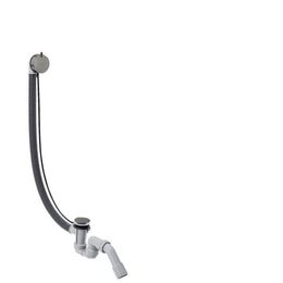 Hansgrohe Flexaplus Komplettset 58318330 Ab- und &Uuml;berlaufgarnitur, polished black chrome
