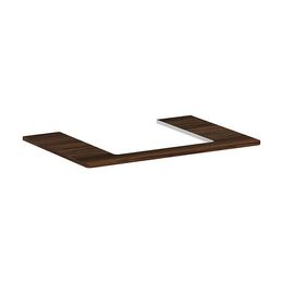 Hansgrohe Xelu Q Konsole 54094630 780 x 550 mm, Ausschnitt 500 x 480 mm, Nussbaum dunkel