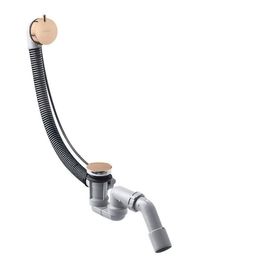 Hansgrohe Flexaplus Komplettset 58316300 Ab- und &Uuml;berlaufgarnitur, polished red gold