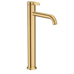 Hansgrohe Axor One Waschtischarmatur 48002250 Ausladung 180mm, unverschlie&szlig;bare Ablaufgarnitur, brushed gold optic