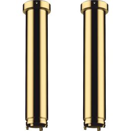 Hansgrohe AXOR ShowerSolutions Verl&auml;ngerung Set 13603990 230 mm f&uuml;r Deckenbefestigung ShowerHeaven 1200/300 4jet, Polished Gold Optic