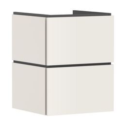 Hansgrohe Xilesa E Waschtischunterschrank 54291780 480x470mm, 2 Schubk&auml;sten PushOpen, sandbeige matt