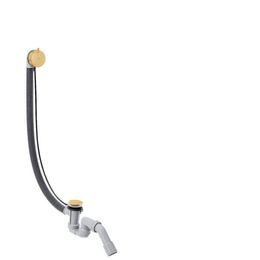 Hansgrohe Flexaplus Komplettset 58318250 Ab- und &Uuml;berlaufgarnitur, brushed gold optic