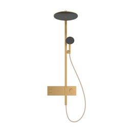 Hansgrohe Raindance Alive S Duschsystem 24595140 2 Strahlarten mit ShowerSelect Comfort, brushed bronze