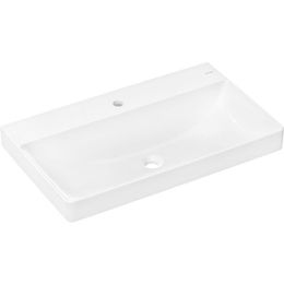 Hansgrohe Xelu Q Waschtisch 60318450 800x480mm, mit Hahnloch, ohne &Uuml;berlauf, wei&szlig;