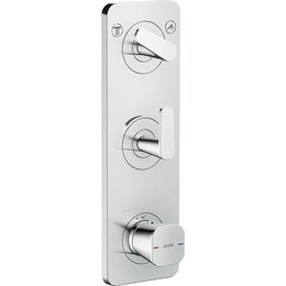 Hansgrohe Axor Citterio C Thermostatmodul 49700000 ohne Struktur, chrom, Unterputz, mit Platte
