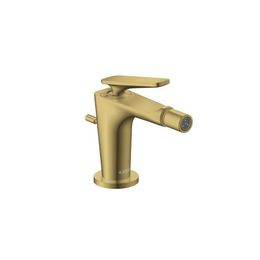 Hansgrohe Axor Citterio C Bidetarmatur 49210990 ohne Struktur, polished gold optic, Ausladung 113mm, Zugstangen Ablaufgarnitur