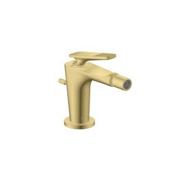 Hansgrohe Axor Citterio C Einhebel-Bidetarmatur 49211950 mit Zugstangen Ablaufg.Cubic Brushed Brass