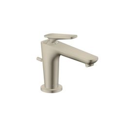 Hansgrohe Axor Citterio C CoolStart Waschtischarmatur 49010820 ohne Struktur, brushed nickel, Ausladung 128mm, Zugstangen-Ablaufgarnitur