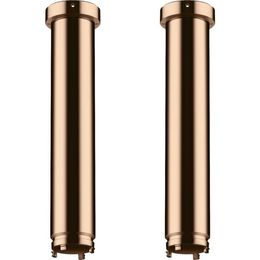 Hansgrohe AXOR ShowerSolutions Verl&auml;ngerung Set 13603300 230 mm f&uuml;r Deckenbefestigung ShowerHeaven 1200/300 4jet, Polished Red Gold