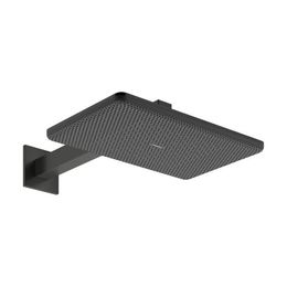 Hansgrohe Raindance Alive Q Duschkopf 24550340 2 Strahlarten mit Brausearm, brushed black chrome