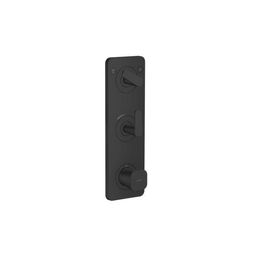 Hansgrohe Axor Citterio C Thermostatmodul 49700670 ohne Struktur, mattschwarz, Unterputz, mit Platte