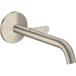 Hansgrohe Axor One Fertigmontageset 48112820 Unterputz-Waschtischarmatur, mit Auslauf 220mm, brushed nickel