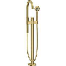 Hansgrohe Axor One Wannenarmatur 48440950 Ausladung 220mm, bodenstehend, brushed brass