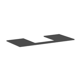 Hansgrohe Xilesa E Konsole 54271760 Ausschnitt mittig, 1180 x 550 mm, schiefergrau matt