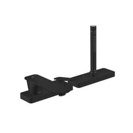 Hansgrohe Axor Citterio C 3-Loch Einhebel-Wannenrandarmatur 49430670 ohne Struktur, mattschwarz, Ausladung 155mm